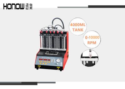 Cina 6 carro armato manuale di pulizia ultrasonica della macchina With100W del tester del pulitore dell'iniettore di combustibile del barattolo in vendita