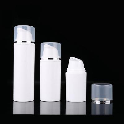 El cuidado personal PP ennegrece las botellas privadas de aire de la bomba del hombro 15ml