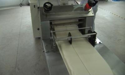 China Cadena de producción del pan de la prensa de batir de la pasta de la pizza sistema de servo en venta