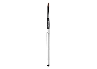 Brosse escamotable de luxe de lèvre avec les cheveux de sable et le chapeau les plus fins en métal pour le déplacement