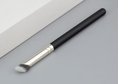 Chine Brosses à angles en gros de maquillage de crayon correcteur de tampon de doigt avec le logo adapté aux besoins du client par cheveux synthétiques à vendre