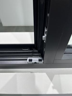 중국 소금화 된 EPDM SEAL 톱 오픈 스타일 알루미늄 캐시먼트 창문 목재 곡물 색상 패릿 판매용