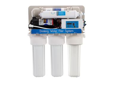 China 5-Stage Ultra Safe Reverse Osmosis Drinking Water Filter System with TDS display for sale