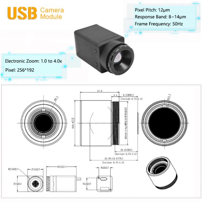 640x512 Vanadium Oxide Thremal Camera Module
