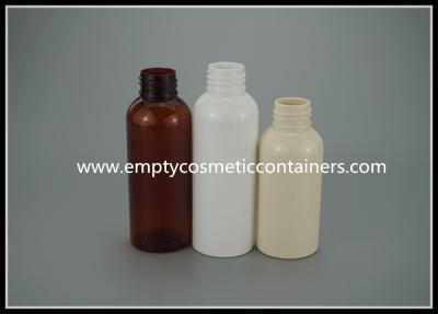 Cina Le chiare bottiglie di plastica rotonde del cilindro con cappuccio ricoprono l'ANIMALE DOMESTICO 110ml in vendita
