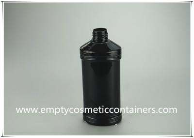 Cina Bottiglia cosmetica di plastica del nero dello sciampo 230ml con la pompa ambientale in vendita