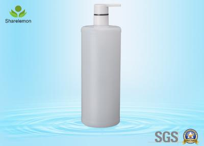 中国 シャンプー/シャワーのゲルのためのポンプを搭載する 950ml PE の白いシリンダー プラスティック容器 販売のため