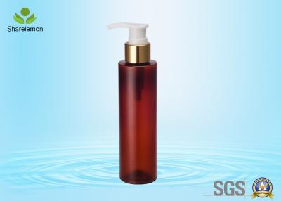 Cina Bottiglie di plastica ambrate della pompa, contenitore cosmetico vuoto per gli oli essenziali 150ml in vendita