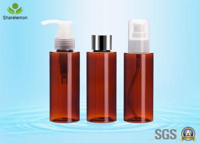 Cina 100ml svuotano il colore ambrato delle bottiglie crema del cosmetico con la pompa ed i cappucci in vendita