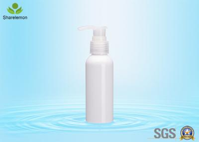 中国 100ml出版物ポンプ白の表面ローションのパッキングのためのプラスチック シリンダーびん 販売のため