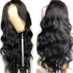 China Pre Plucked Unprocessed Body Wave Brazilian Human Hair Glueless Lace Wig for sale