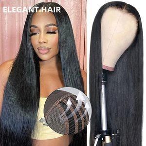 China Wholesale 100% Human Remy Hair Straight Wear Go Glueless Air Cap Wigs for sale