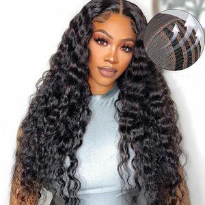 China Deep Wave Air Cap Wig Wear Go Glueless Human Hair Wig for sale