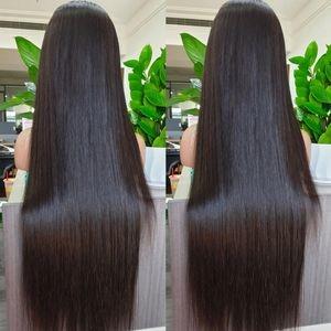 China Vietnamese Virgin Raw Hair Vendors Straight Glueless Human Hair Lace Front Wigs for sale
