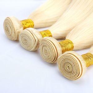 China Hot Selling Brazilian Blond 613# Color Straight Remy Human Hair Bundle for sale