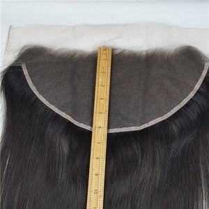 China 13X6 Transparent Lace Front Frontal Human Hair Brazilian Straight Lace Frontal Closure Pre Plucked Remy Free Part Lace Frontal for sale