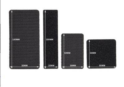 Cina Peel And Stick Square Hook And Loop Tape Adhesive Strong Adhesive Backing in vendita