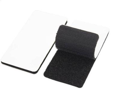 Cina Peel And Stick Square Hook And Loop Tape Adhesive Strong Adhesive Backing in vendita