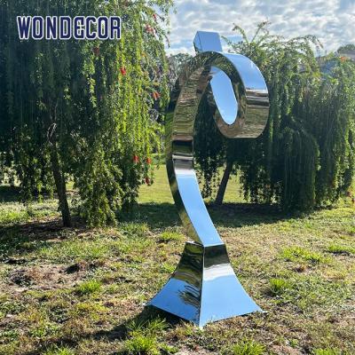 중국 Smooth Forged Metal Sculpture Stainless Steel Twisted Spiral Column Geometry 판매용