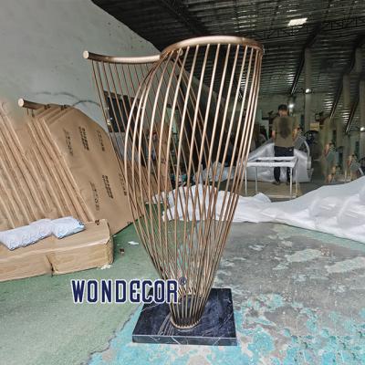 Chine sculpture en acier inoxydable à grande échelle à vendre