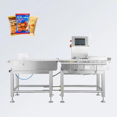 China Fully Automatic High-precision All-in-one Automatic Weighing Machine with Reject System Industrial Belt Food Checkweigher for sale