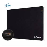 Quality 100% Eco-friendly Cordura Fabric Mouse Pad with Woven Label and Waterproof Desk Mat for sale