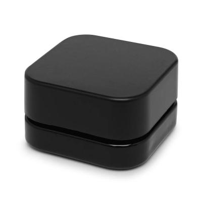 중국 5ml Cube Glass Shoulderless Screw Top Jars w/ Child Resistant Lid (블랙 글래스, 블랙 래드) 판매용