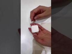 5ml CRC 캡 어린이 방지 용기 냄새 방지 흰색 유리 항아리 5ml 흰색 사각형 유리 항아리 광장 집중 항아리