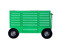 Quality Powder Coat Steel Finish Assembly Mechanics Tool Cart Hand Truck Trolley with Cabinet for sale