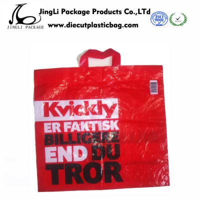 Cina La maniglia della corda insacca la plastica per il centro commerciale in vendita