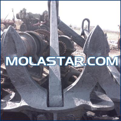 China Ancla marina galvanizada de Stockless del ancla de Gruson de la nave del ancla de Molastar Gruson del acero inoxidable de la inmersión caliente para el infante de marina en venta