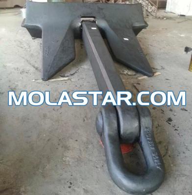 China Uso de acero del barco de Stocklees para el ancla de acero del ancla del deber AC-14 de Haevey para la alta ancla marina del poder de tenencia en venta