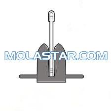 China Different Size Stainless Steel Ship Molastar Moorefast Anchor Offshore Anchor Easy Handling Steel Anchor For Marine for sale