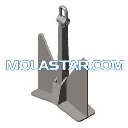 China Ancla galvanizada de TW de la piscina de Molastar del acero inoxidable de la inmersión caliente para la alta ancla marina del poder de tenencia en venta
