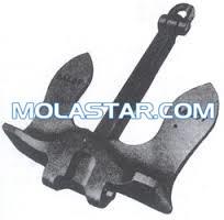 China Uso de acero del barco de Stocklees para el ancla marina de Stockless del ancla de Baldt de la nave del ancla de Baldt del deber de Heavey para el infante de marina en venta