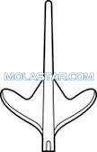 China Ancla de acero de dirección fácil de Bruce SS del acero inoxidable de Molastar del ancla costera marina del ancla para el infante de marina en venta