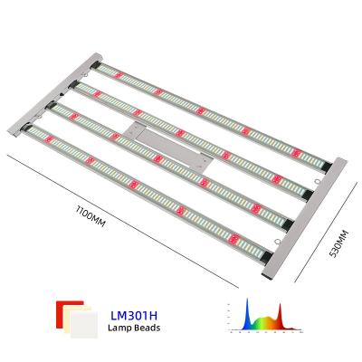 Κίνα LM301H 400W Εμπορικό Πλήρους Φασματικού Φάσματος LED Φυτικό Φως Ανάπτυξης Wholesale SAMSUNG Λευκό Κόκκινο 2*4ft 300W 400W 4 Bar για εσωτερικό λουλούδι προς πώληση