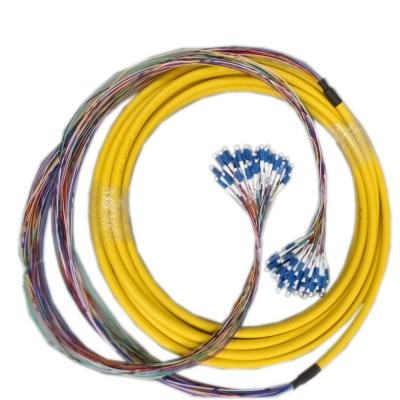 Cina Sc - saltatore a fibra ottica/24 umidità ≤0.2dB dello Sc di colore di giallo del cavo a fibre ottiche del centro in vendita