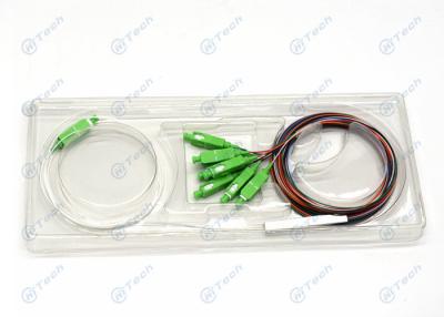 China SC Apc Fiber Optic PLC Splitter / 1x8 PLC Splitter With IEC Standard Connector for sale