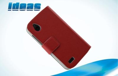中国 HTC の欲求 V T328W のための本物の縦フリップ HTC 革電話箱 販売のため