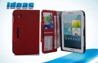 Cina Cassa di cuoio della compressa 7,0 della galassia di Samsung della linguetta 2 della compressa, materiale del poliuretano in vendita