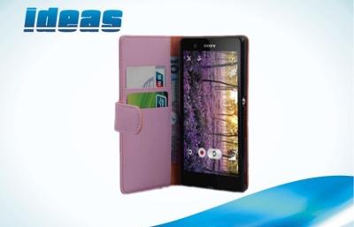 Cina Portafogli porpora non tossici del telefono cellulare per le donne, Xperia T LT30p in vendita