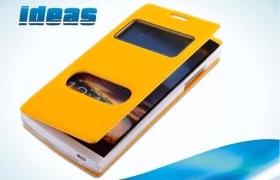 Cina Rivestimenti protettivi arancio del portafoglio di progettazione del supporto per il telefono cellulare OPPO 909 in vendita