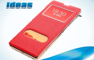Cina Il caso di Leahter pela i rivestimenti protettivi rossi del telefono cellulare per Hongmi in vendita
