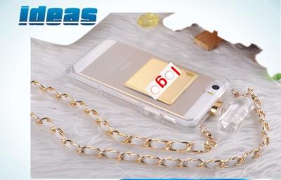 Cina Casi del telefono cellulare del silicone della bottiglia di profumo con la catena per la galassia S3 S4 S5 in vendita