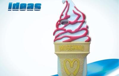 Cina casi del telefono cellulare del silicone del gelato di 3D Moschino Mcdonald per Iphone 5 5S in vendita