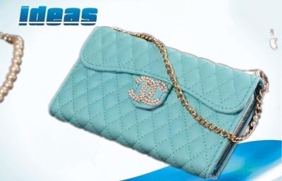 Cina Copertura a catena delle casse del telefono della borsa delle piccole della galassia S5 casse dolci del cuoio in vendita