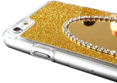 Cina Iphone 6 4,7/Iphone 6 casi protettivi più rispecchia la polvere brillante con il materiale del PC in vendita