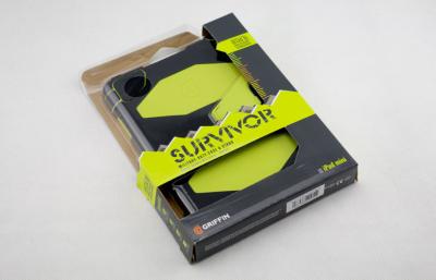 Cina Casse gialle del telefono cellulare del silicone del superstite del guscio duro per Ipad mini in vendita