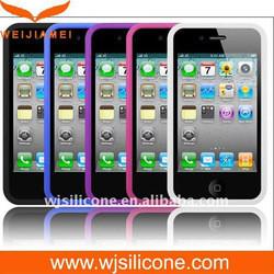 Cina Caso protettivo del telefono cellulare del silicone per Iphone 4/4S in vendita